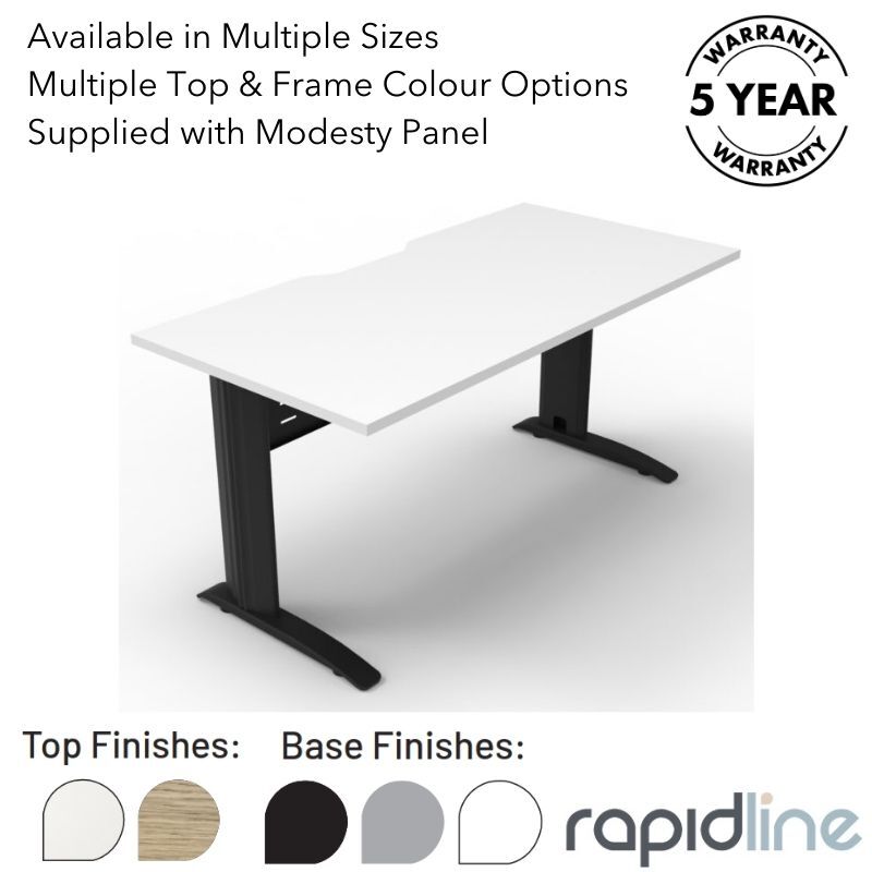 Deluxe Rapid Span Straight Desks | Cavan Office Furniture