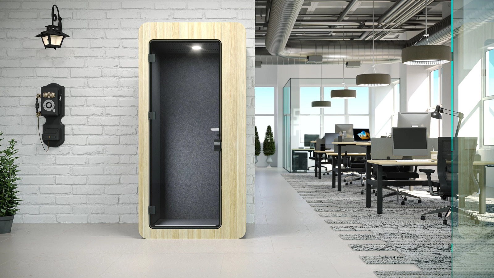 Qzone Phonebooth | Cavan Office Furniture and Fit Out