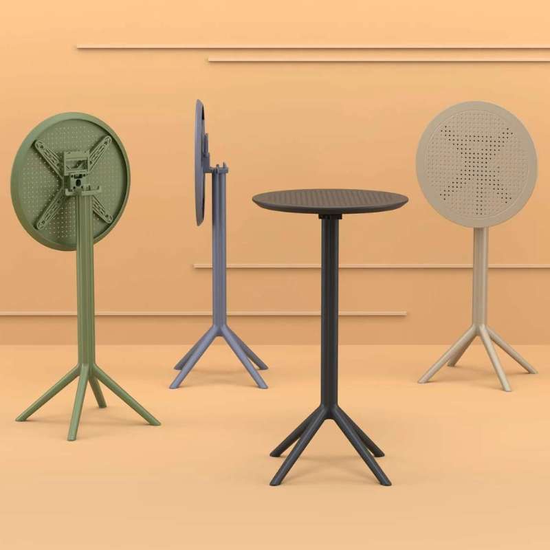 Sky Folding Bar Table 60 Round | Cavan Office Furniture