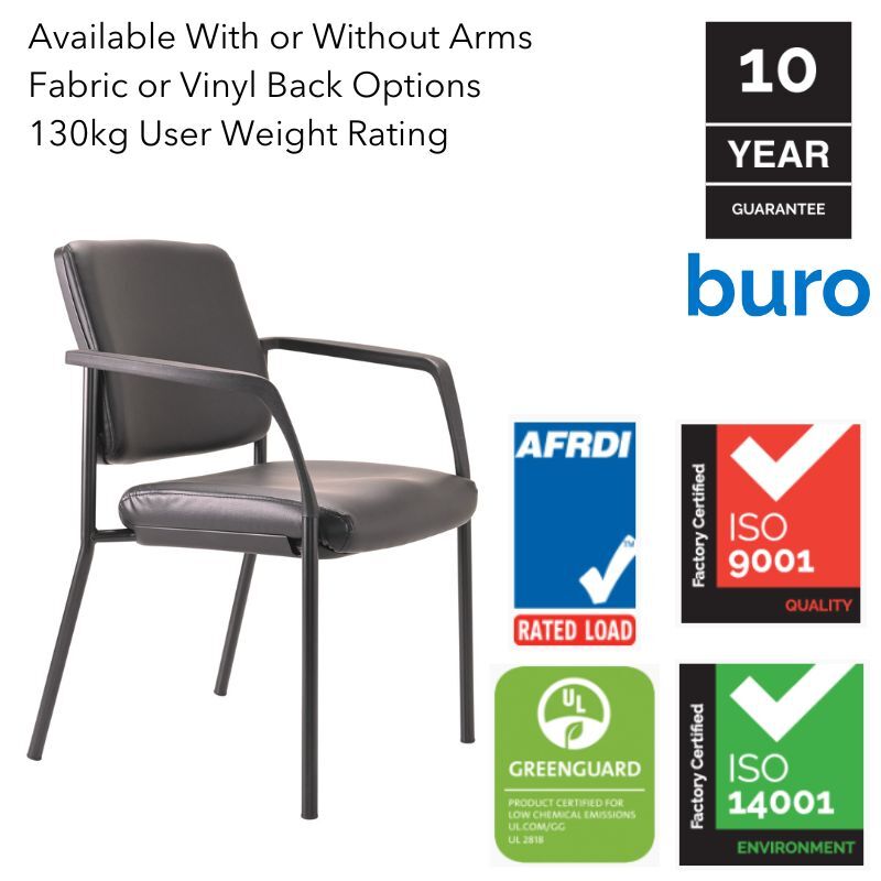 Buro Lindis Visitor Chair | Cavan Office Furniture and Fit Out