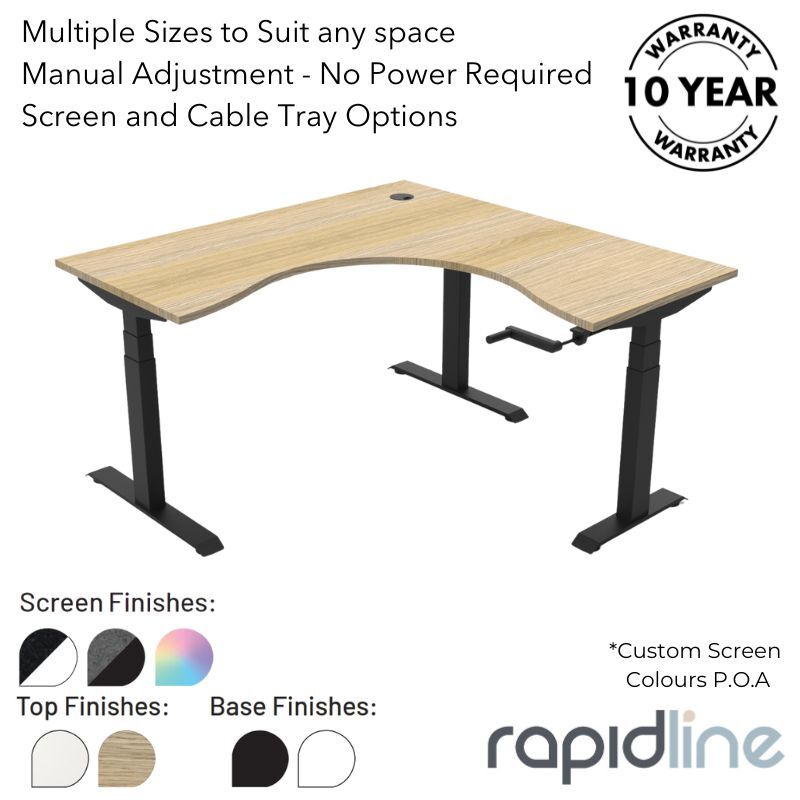 Boost Crank Corner Workstation | Cavan Office Furniture